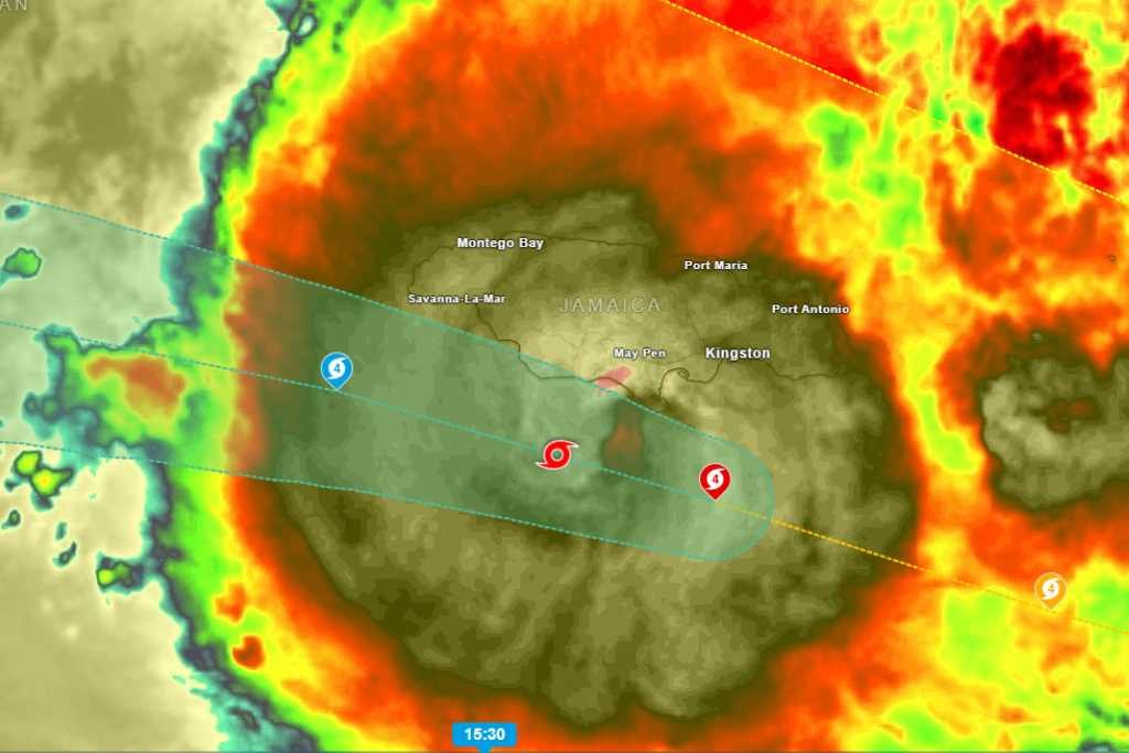 Huracán Beryl se acerca a Jamaica como categoría 4; vientos de hasta ...